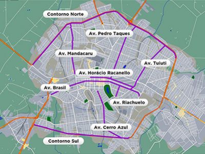Novas ciclovias formarão circuito integrado em Maringá. Confira o mapa ...